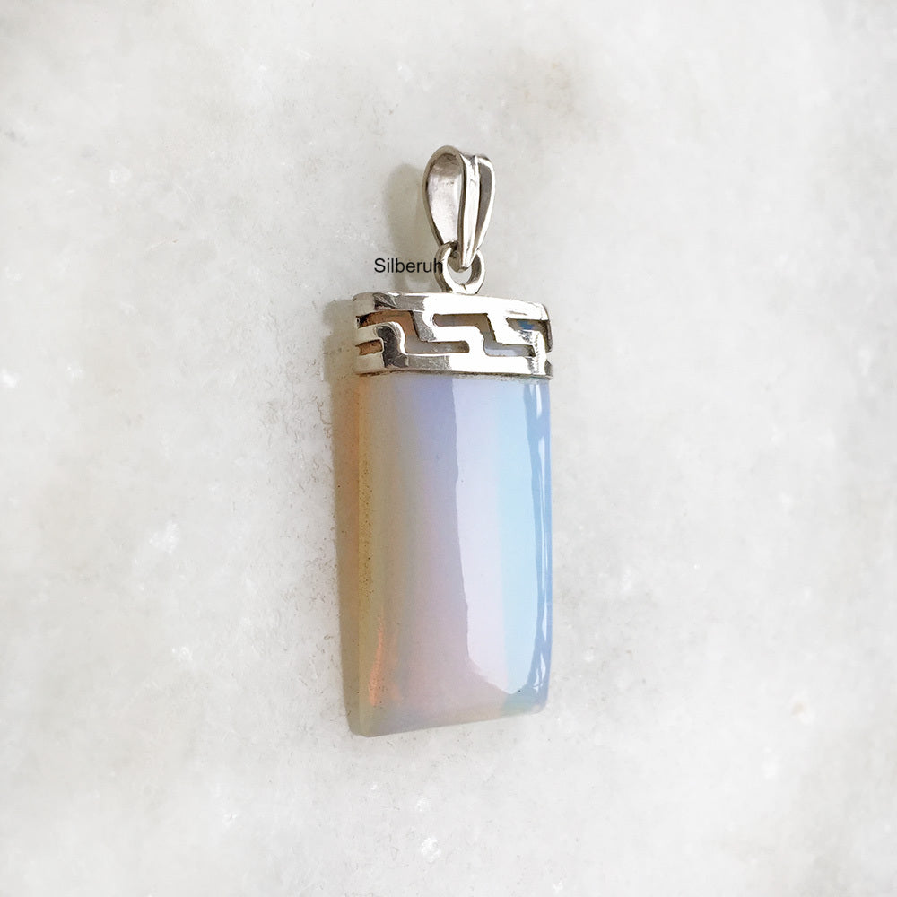 Opalite Greek Silver Pendant – SILBERUH