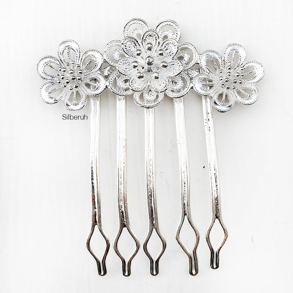 Phool Silver Hair Pin Silberuh