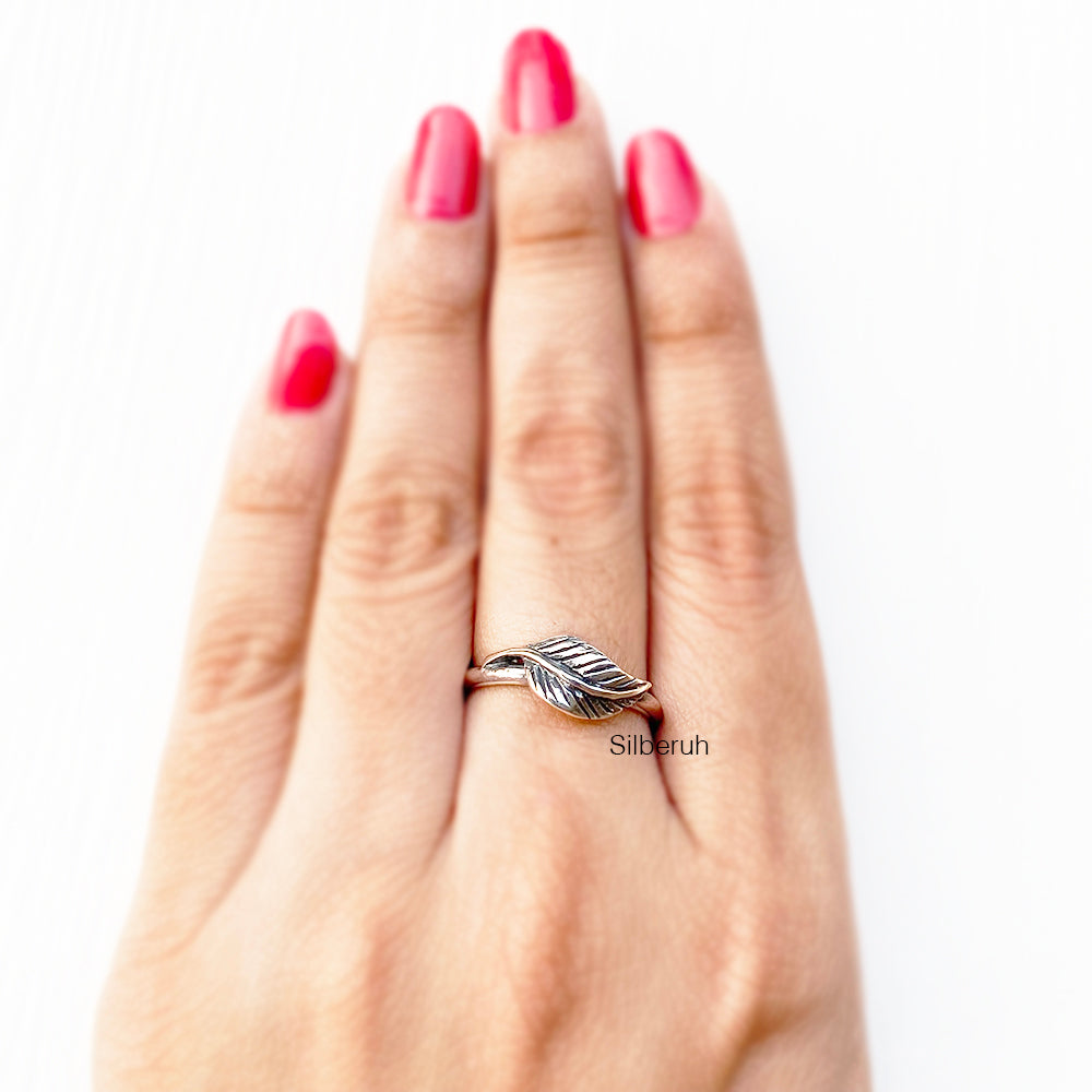 Silver Leaf Ring – SILBERUH