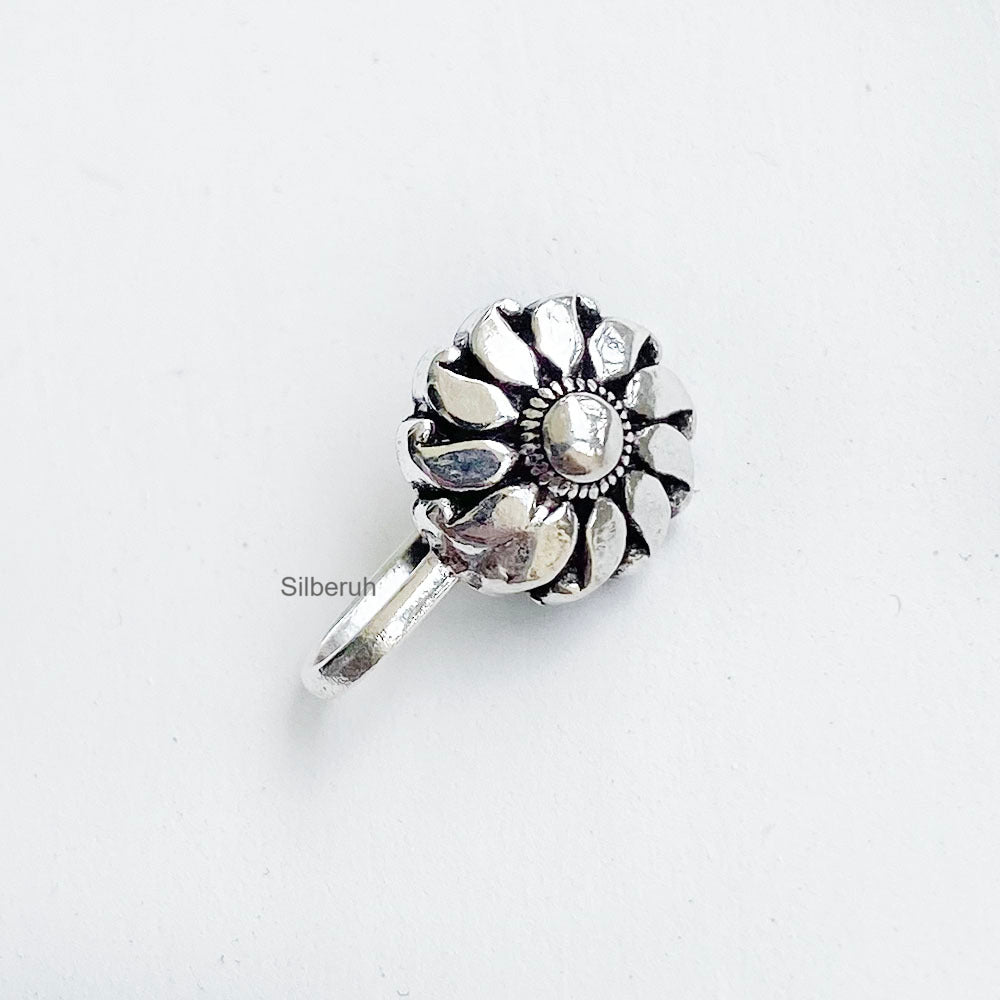 Silver Phool Nose Clip – SILBERUH
