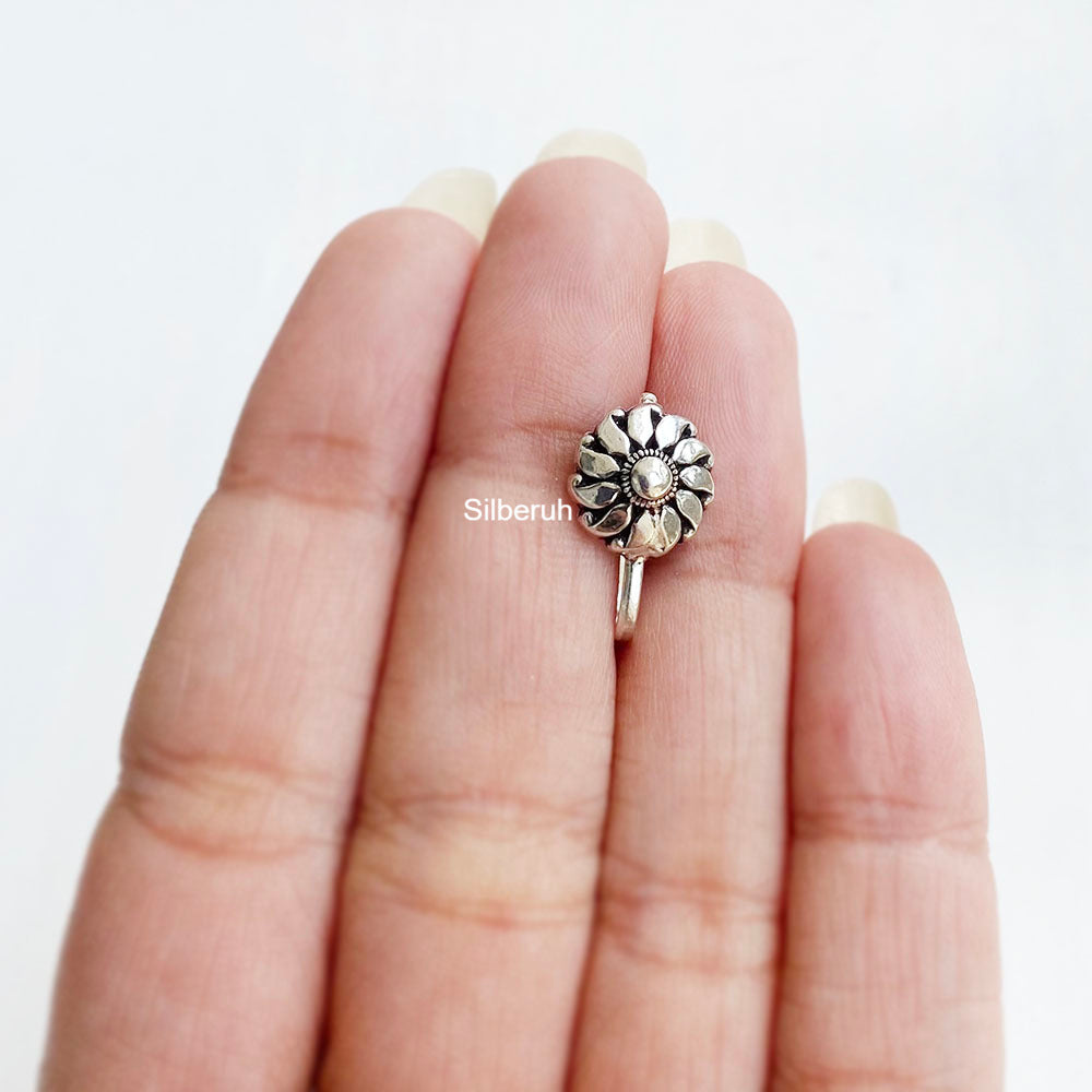 Silver Phool Nose Clip – SILBERUH
