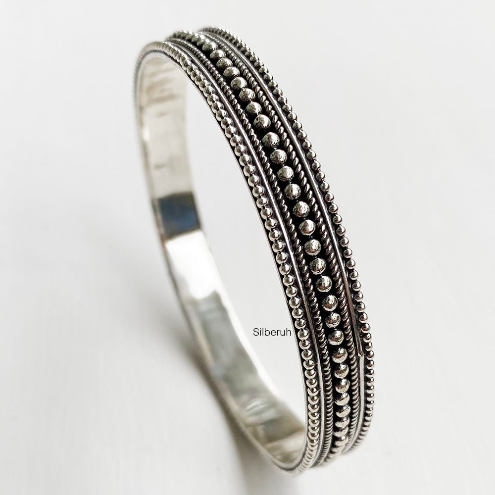 Silver Rava Kada Bangle – SILBERUH