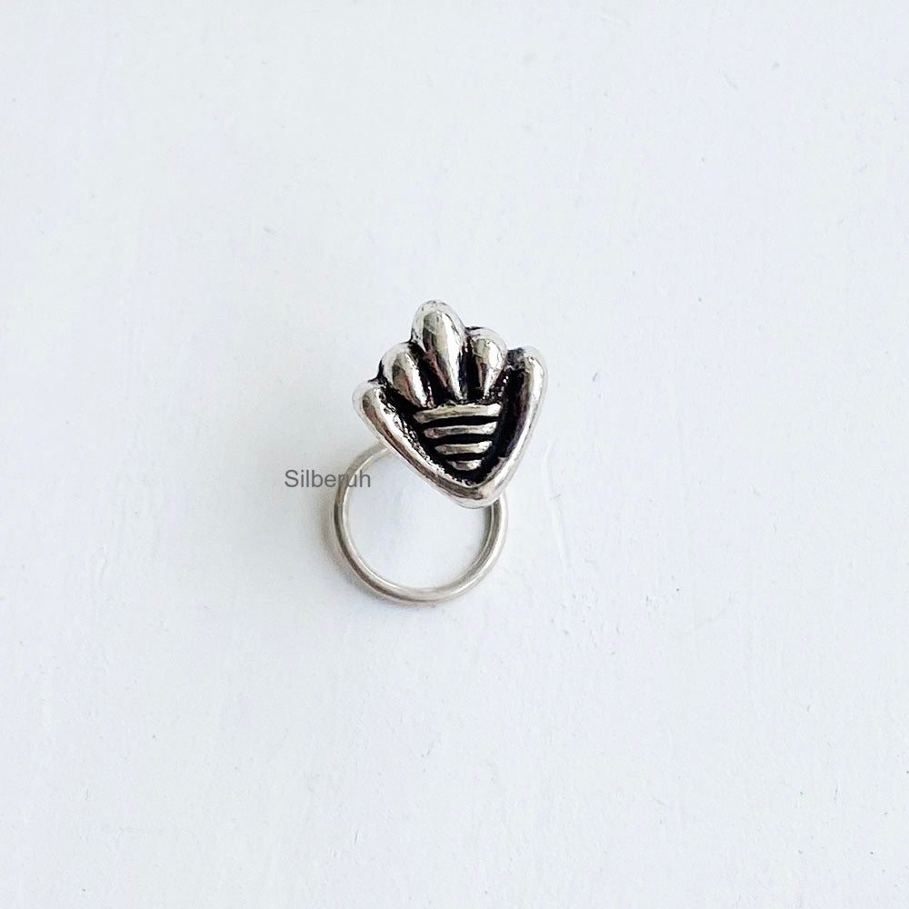 Tribal Silver Nose Pin Silberuh