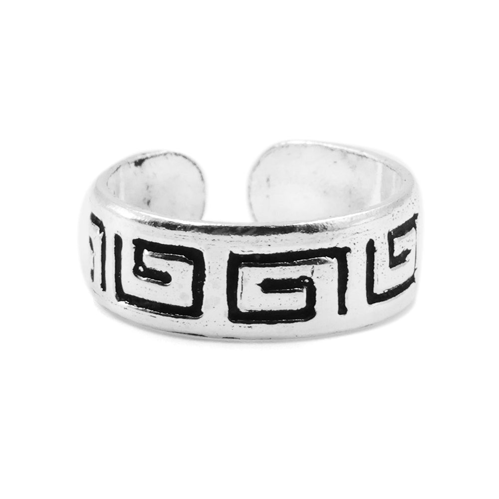 Greek Silver Adjustable Toe Ring – SILBERUH