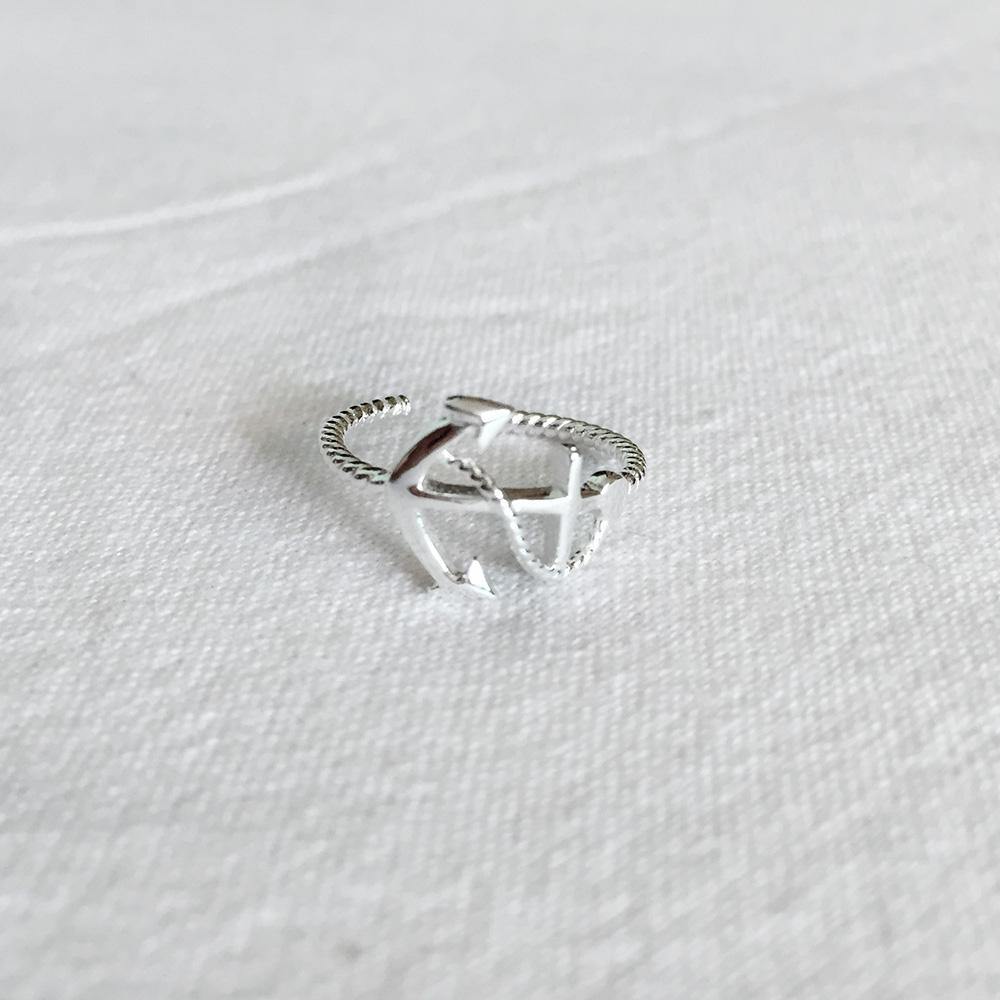 Silver Anchor Toe Ring – SILBERUH