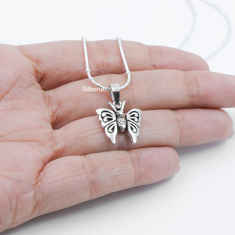 Butterfly Silver Pendant – SILBERUH