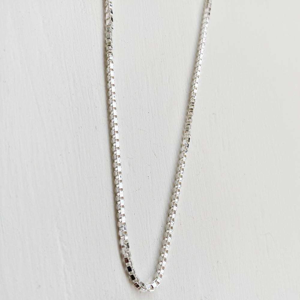 Silver Box Chain - 22" Inch – SILBERUH
